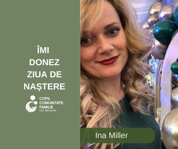 Ina Miller: „Îmi donez ziua de naștere copiilor aflați în risc de ...
